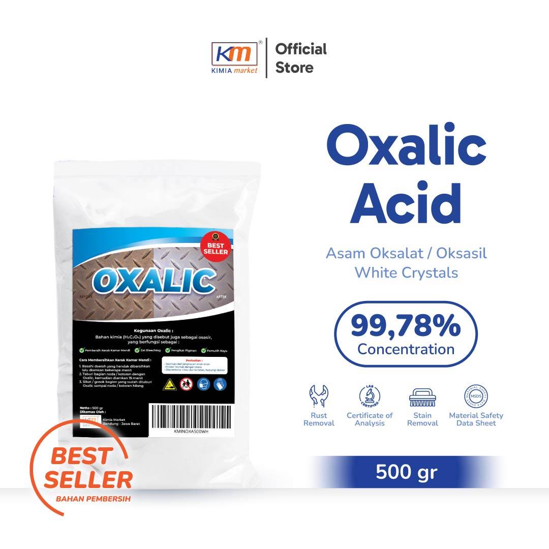 Oxalid Acid 500gr - Pembersih Kamar Mandi Ampuh Anti Ribet ...