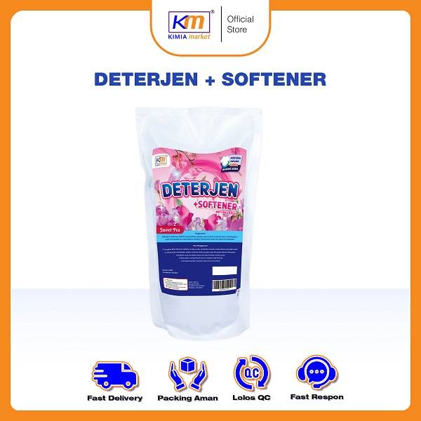 Detergent + Softener Pink 1ltr - Kimia Market