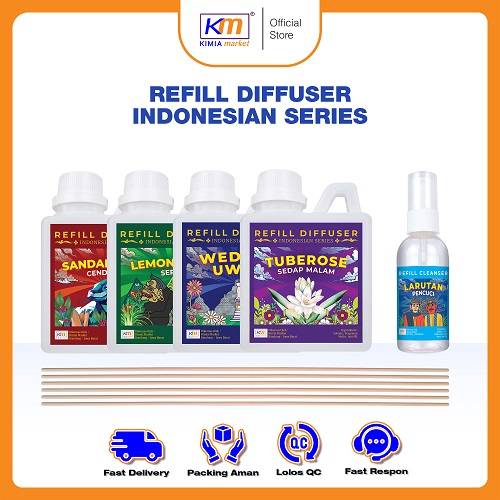 Refill Reed Diffuser Indonesian Series 500ml - Kimia Market